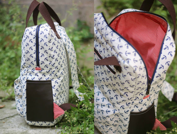 Anker-Rucksack, ahoi! • Vicky Backpack • Seemannsgarn - handmade